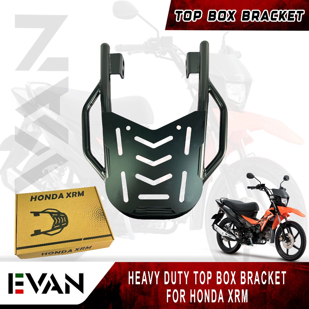 EVAN.SHOP HEAVY DUTY TOPBOX BRACKET FOR HONDA XRM MOTORCYCLE | Shopee ...