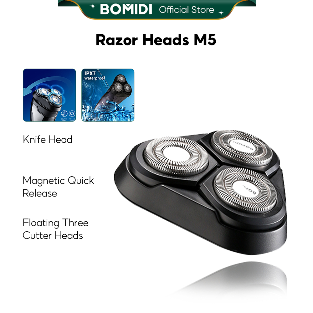 BOMIDI Replacement Electric Shaver Head Triple Blade Work With BOMIDI ...