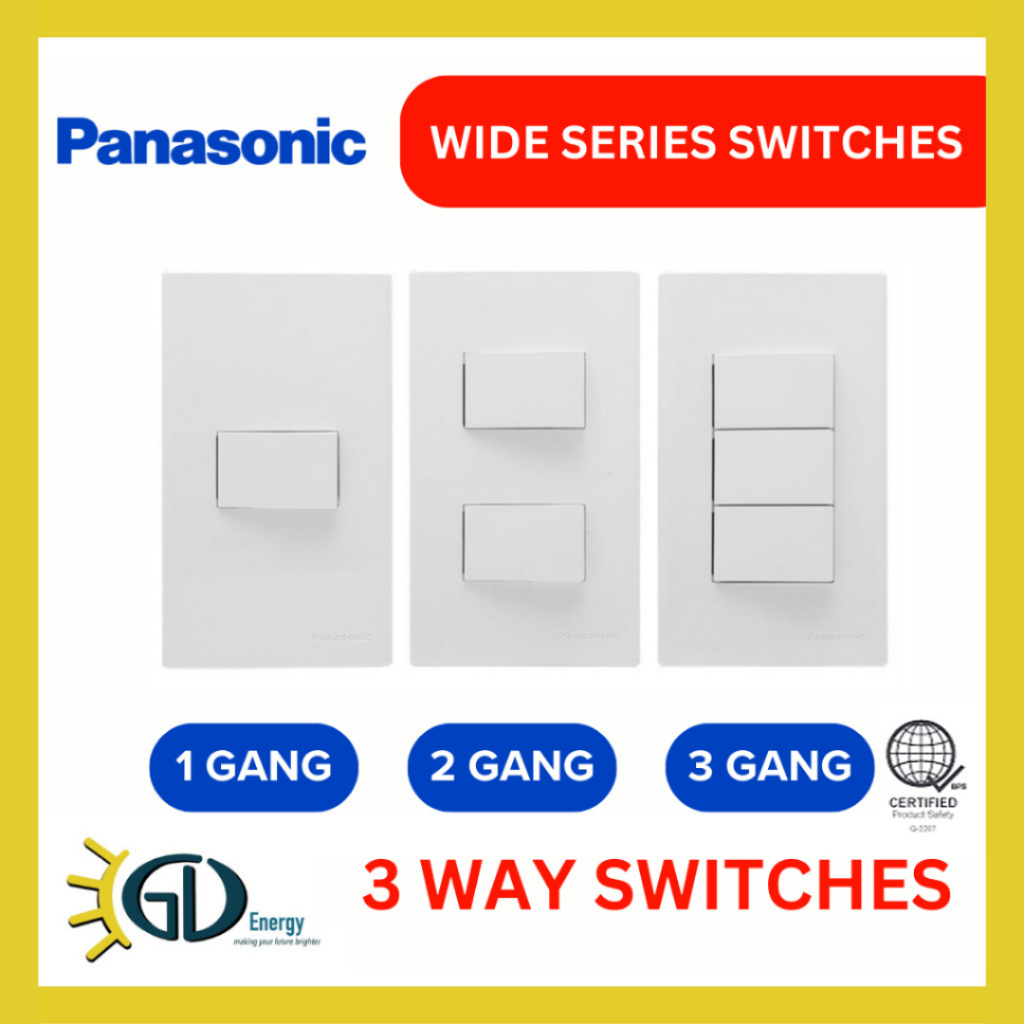 Panasonic Wide Series 3 Way Switch | Shopee Philippines