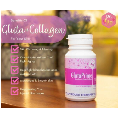 DR. VITA GLUTA PRIME 30 tablets 100% authentic | Shopee Philippines