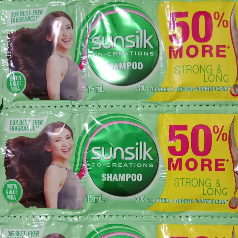 Sunsilk Shampoo Strong And Long 12 Sachet | Shopee Philippines