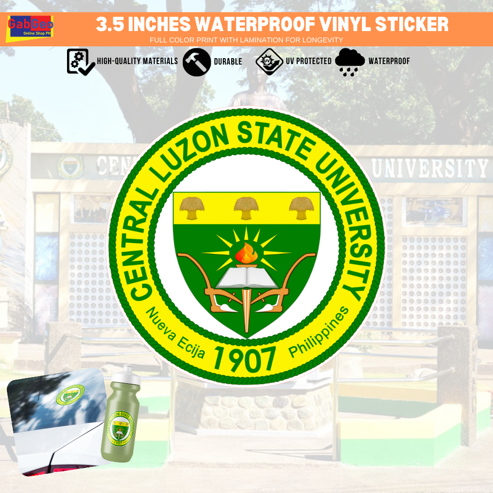 Central Luzon State University CLS Customized Waterproof Vinyl Sticker ...