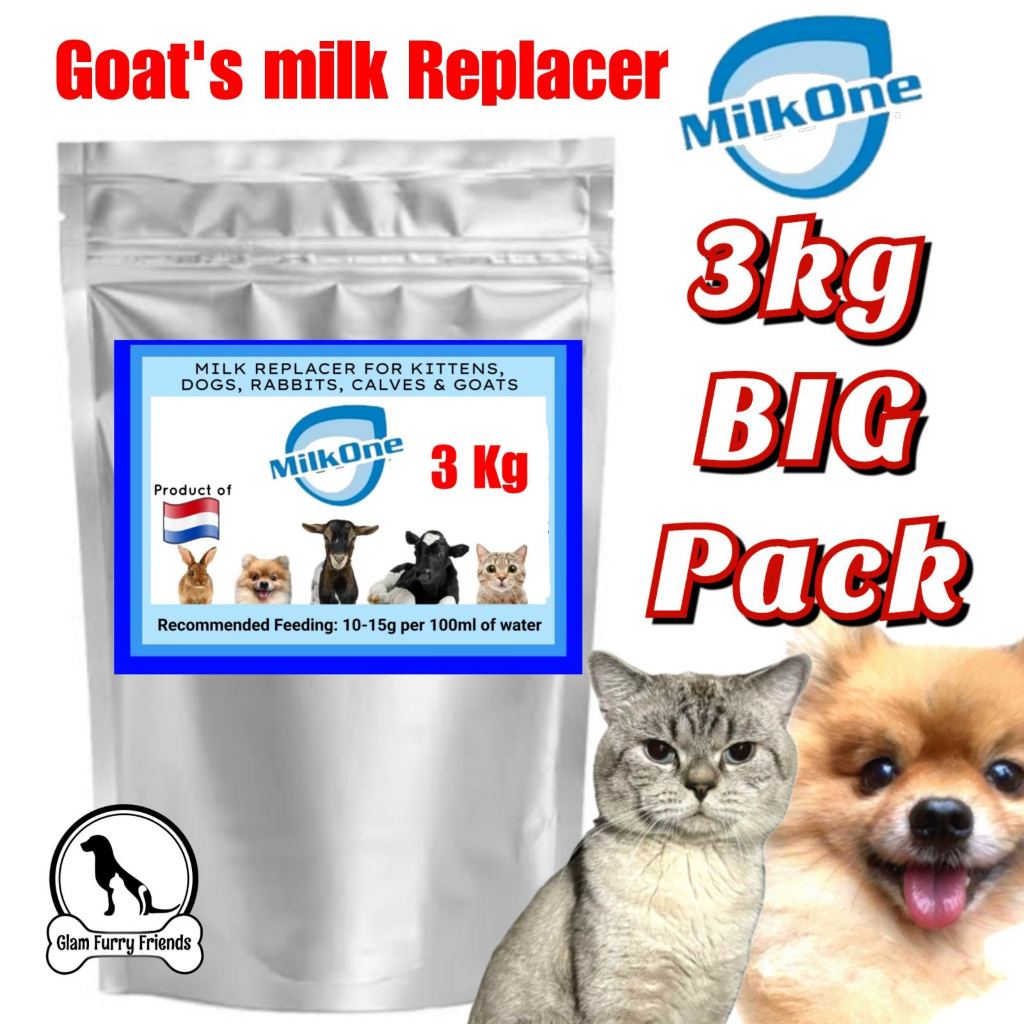 3 kg Milk one Milkone XL Pack Premium Goats milk replacer for Cats/Dog ...