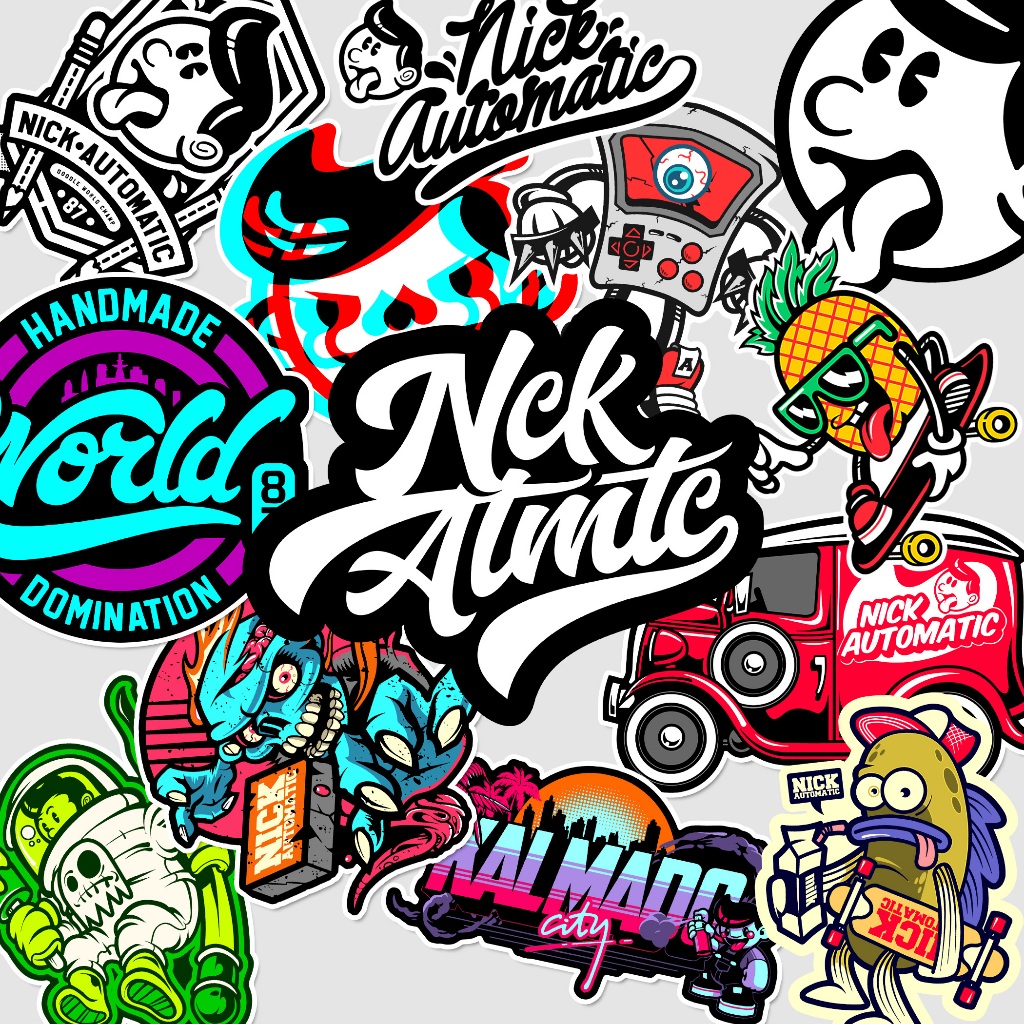Nick Automatic Matte Laminated Waterproof Vinyl Stickers | Shopee Philippines