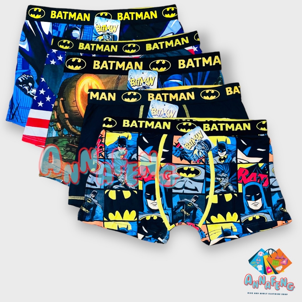Batman Boxer Brief For Adult Men Underwear BAt-Man Boxers Shorts 1pc ...