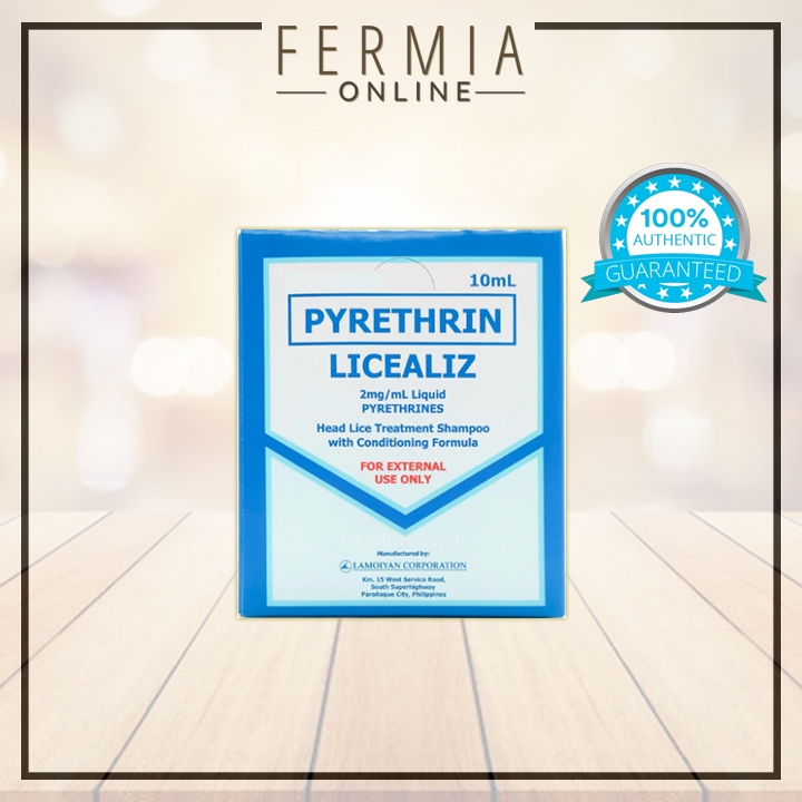 Licealiz Shampoo (Pyrethrin) 10ML Head Lice Treatment Shampoo with ...