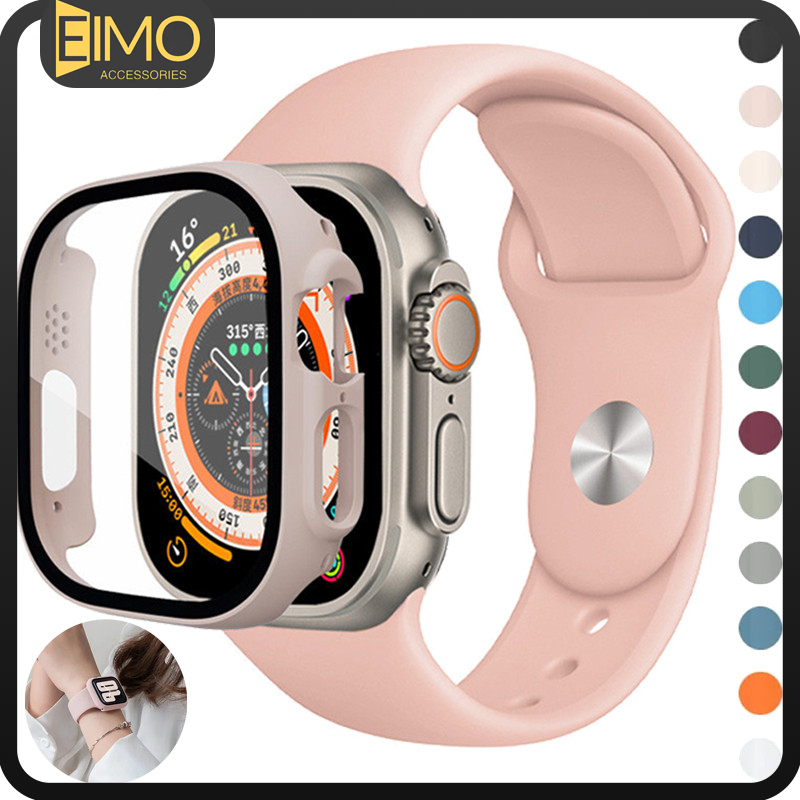 Silicone Band Strap Case for IWatch Apple Watch Ultra 3 2 49 46 Series ...