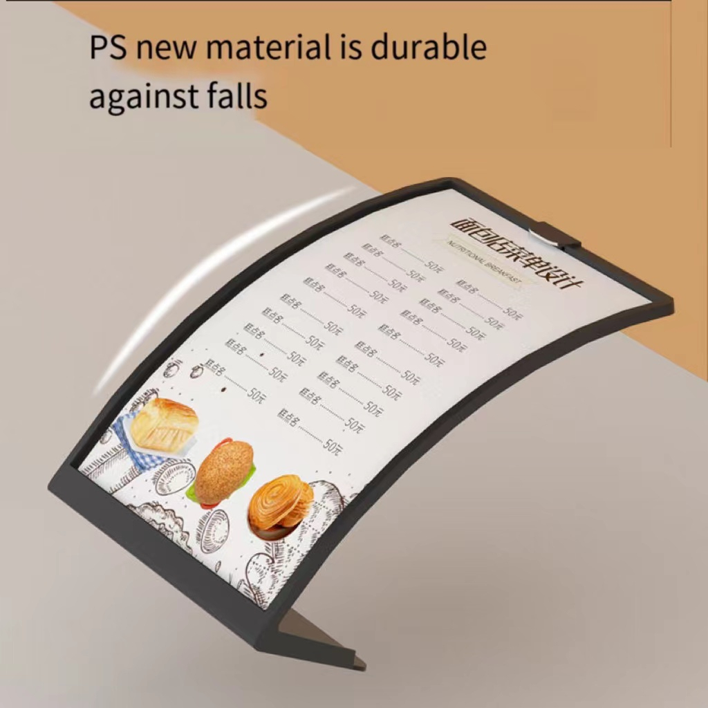 Display BillBoard A4 Acrylic Menu Price Sign Display Board Menu Stand ...
