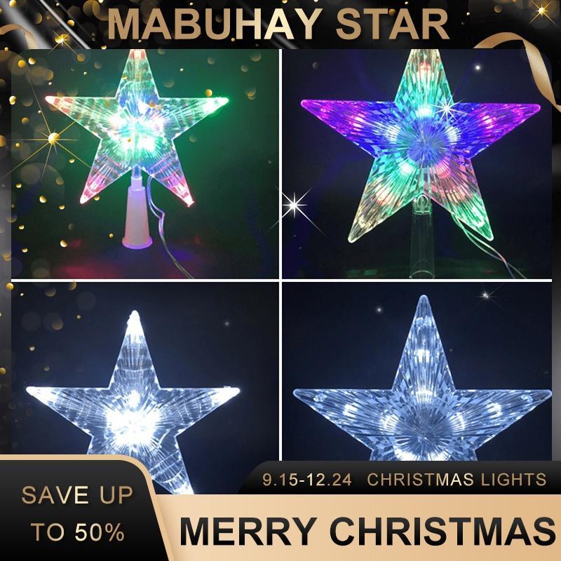 COD MABUHAY STAR large/small 10 led tree top light tree top light ...