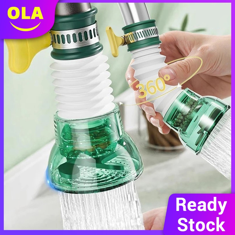 360° Rotation Filter Water-saving Stretched Extended Nozzle Stream ...