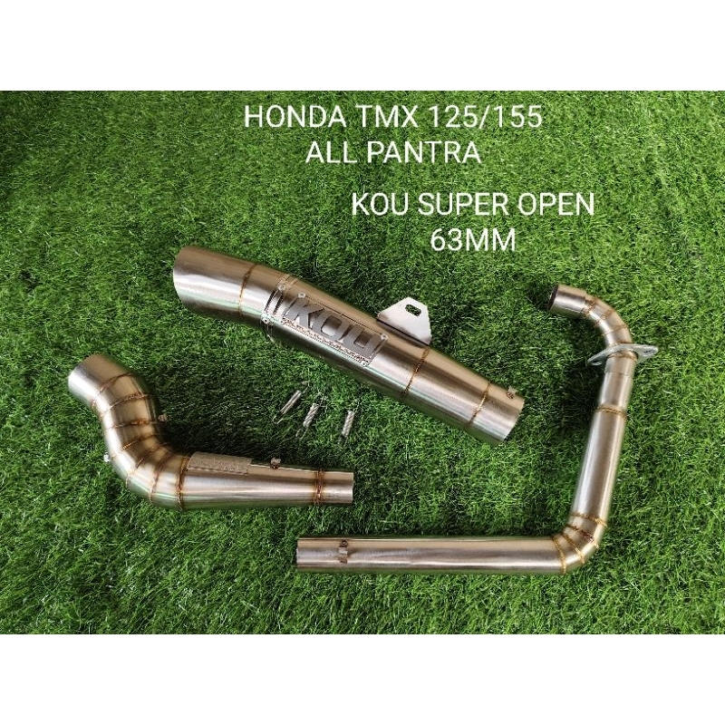 SUPER OPEN PIPE 63MM KOU FULL SET (GOOD FOR LOUDEST PIPE) | Shopee ...