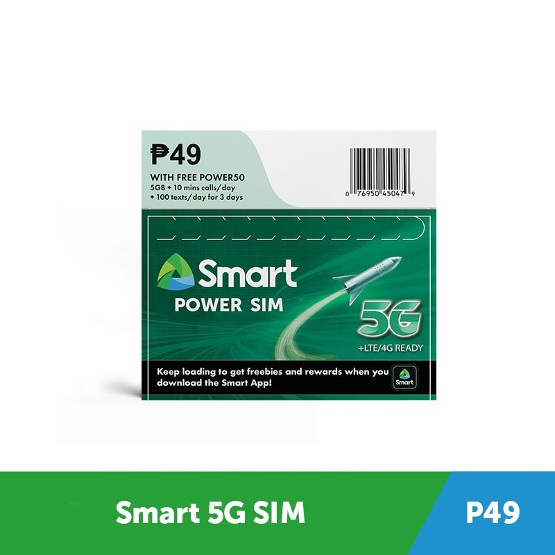 Smart 5G Sim card tricut brand new | Shopee Philippines