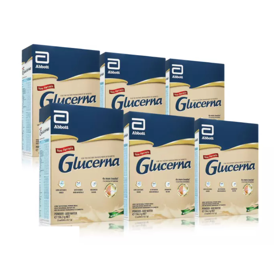 Glucerna Wheat 936G For Diabetic Nutrition (6 boxes of 156g) -nov 16 ...
