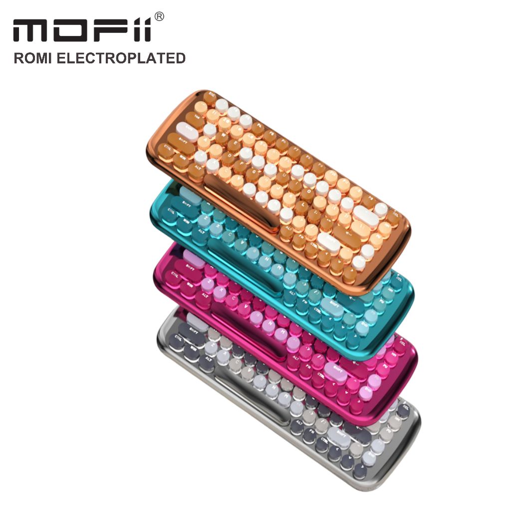 MOFII ROMI ELECTROPLATED Upgraded WIRED Bluetooth Wireless 2.4ghz 3 ...