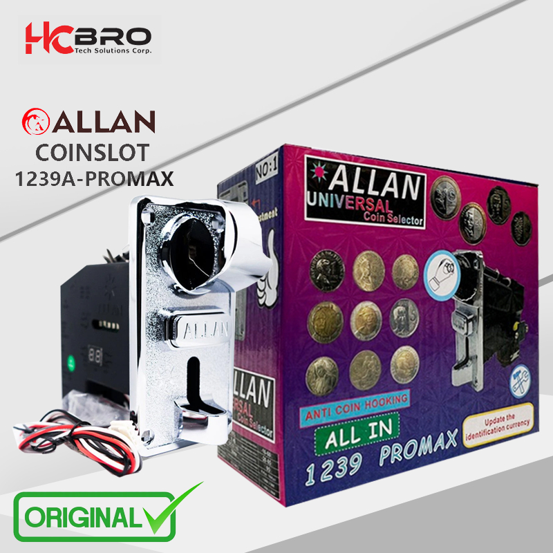 ALLAN 1239A Coinslot Multi Coin Selector accepts Old and New Coins ...