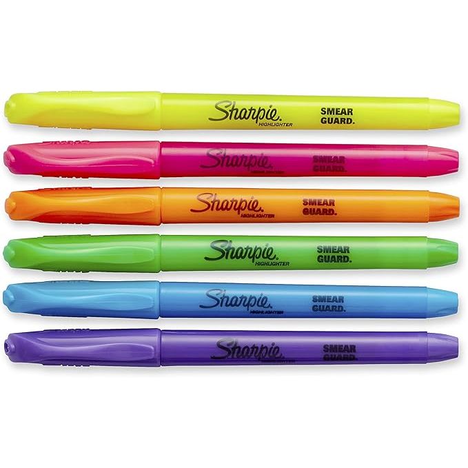 Sharpie Pocket Highlighters Chisel Tip Highlighter Marker (Assorted ...