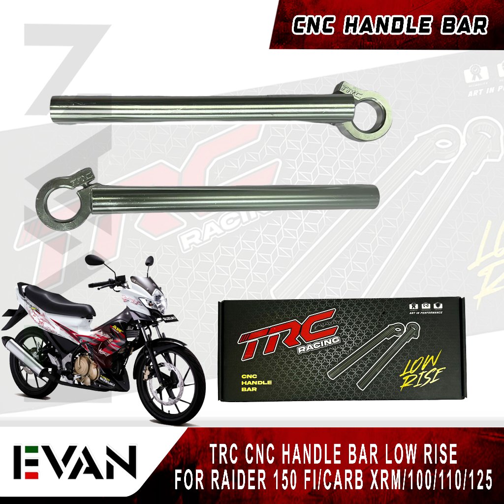 EVAN.SHOP TRC CNC RAIDER R150 FI/CARB, XRM 100/110/125 HANDLE BAR ...