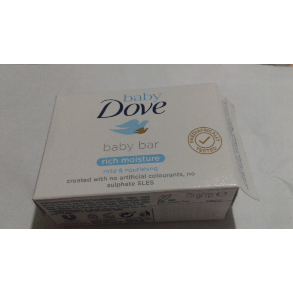 BABY DOVE 1 ONE PIECE BOX SOAP HEALTH HALAL BAR RICH MOISTURE KIDS 75 ...