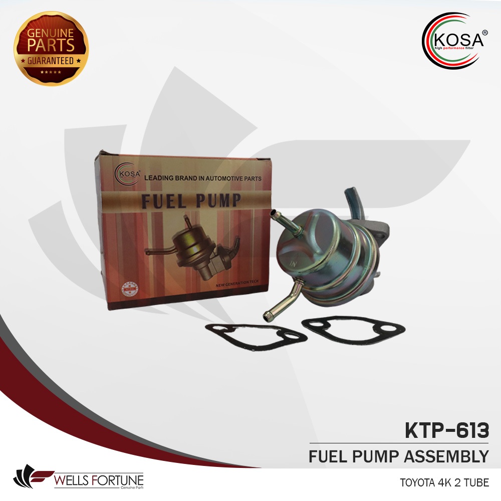 TOYOTA 4K TP-613 2 TUBE KOSA FUEL PUMP ASSEMBLY WFC KTP-613 (1PC ...