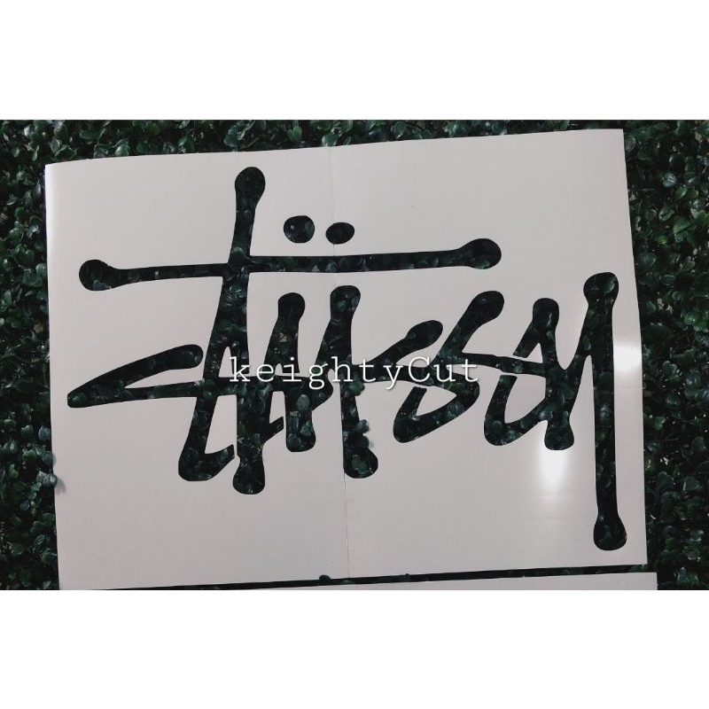 14" BIG STUSSY REUSABLE STENCIL | Shopee Philippines