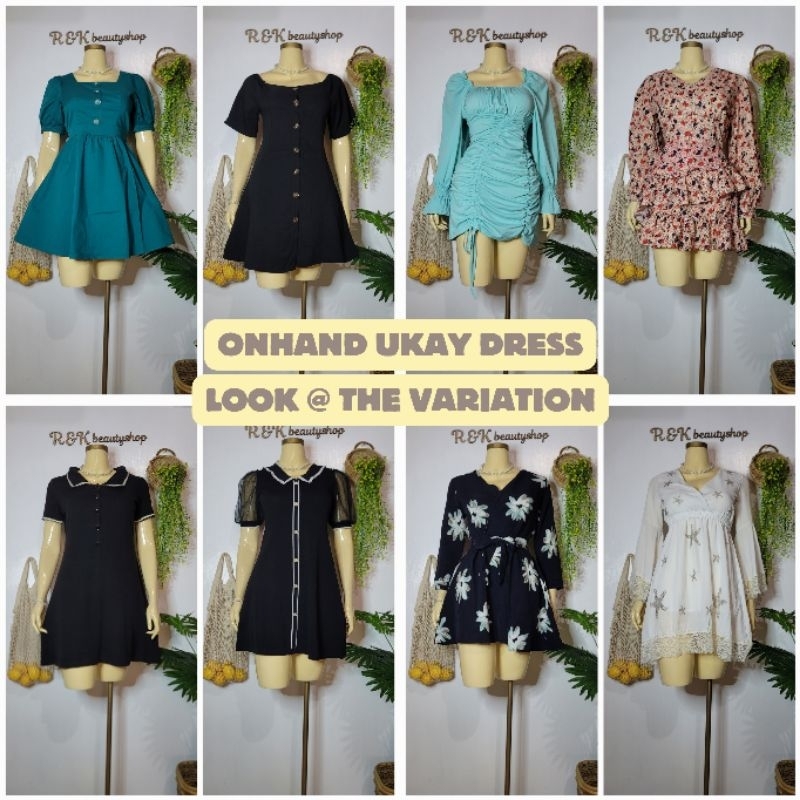 SALE UKAY- UKAY KOREAN DRESS WASHED ONHAND | Shopee Philippines
