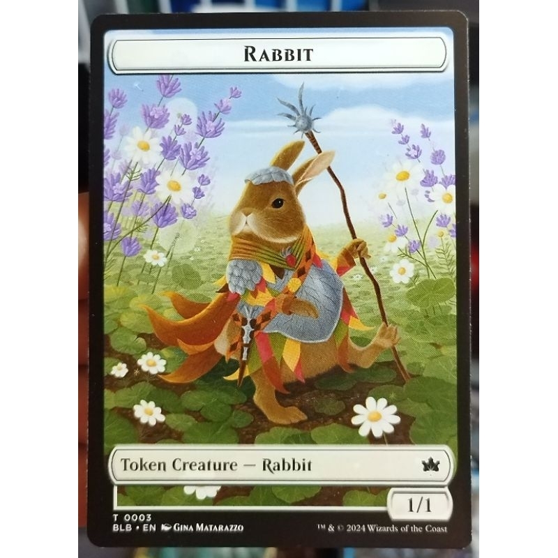 Rabbit Token (Magic the gathering) | Shopee Philippines