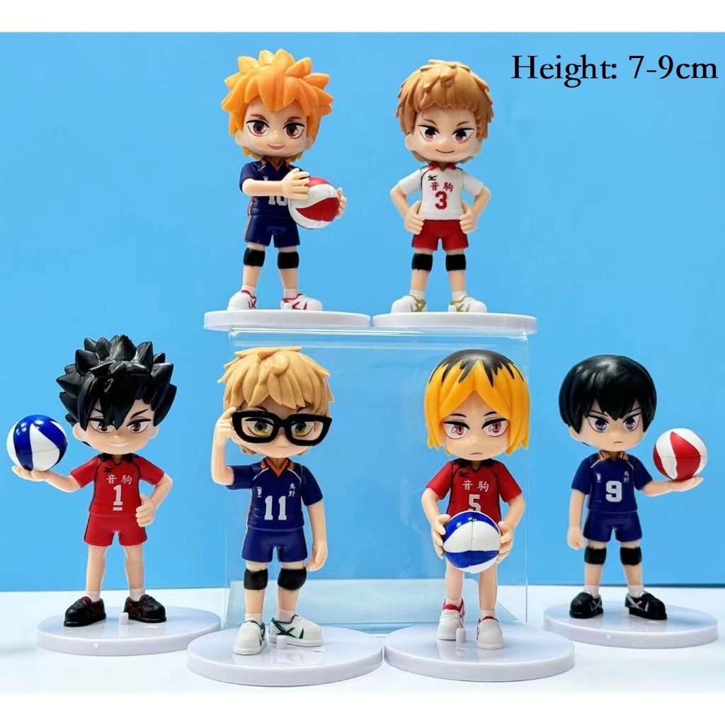 Haikyuu Hinata Shoyo Kageyama Tobio Oikawa Toru Kozume Kenma Set of 6 ...