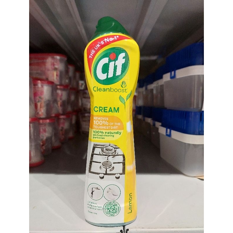 Cif Lemon Cream Cleaner 500mL | Shopee Philippines
