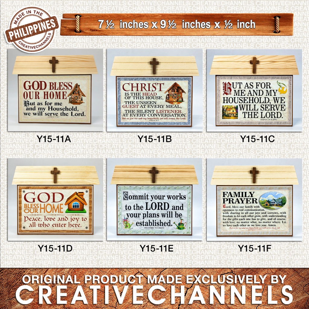 Wooden Wall Decor, Y15-11 by CreativeChannels, Bible Verse Wall Decor ...