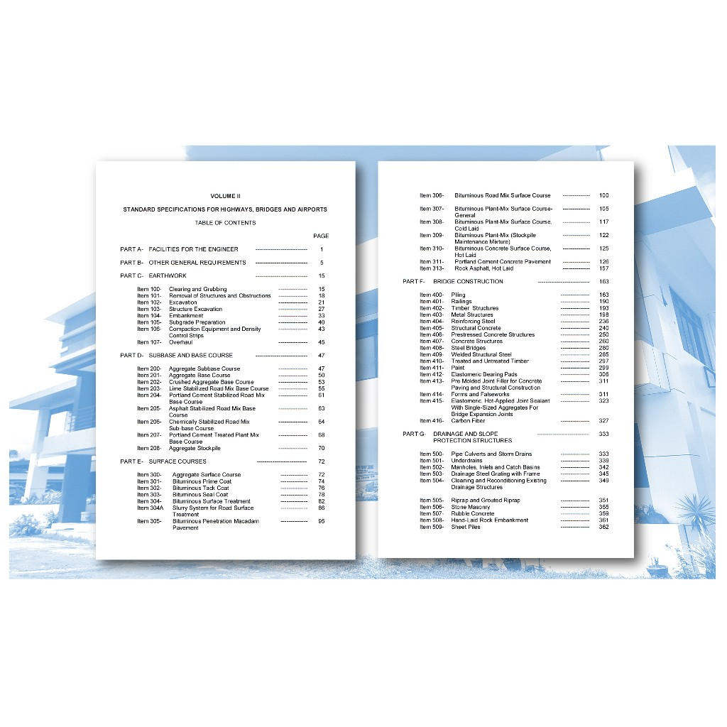 DPWH BLUE BOOK Volume II, 2013 Edition (Standard Specification for ...