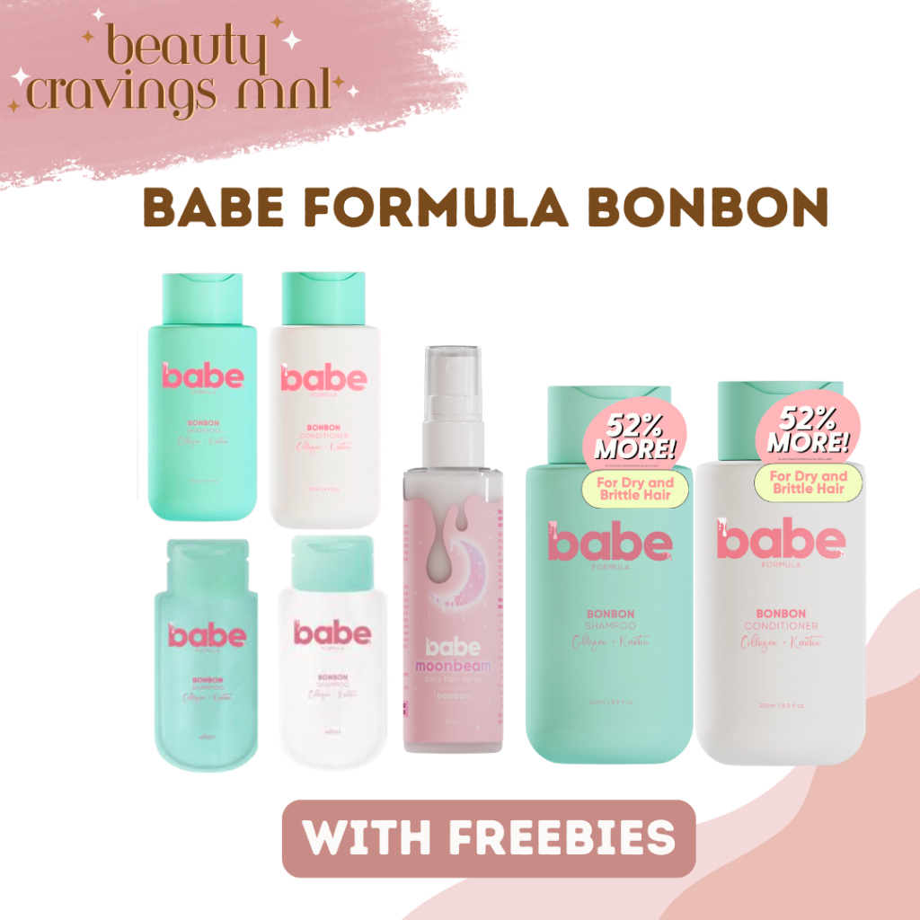Babe Formula Bonbon Shampoo | Conditioner | Moonbeam for Dry and ...