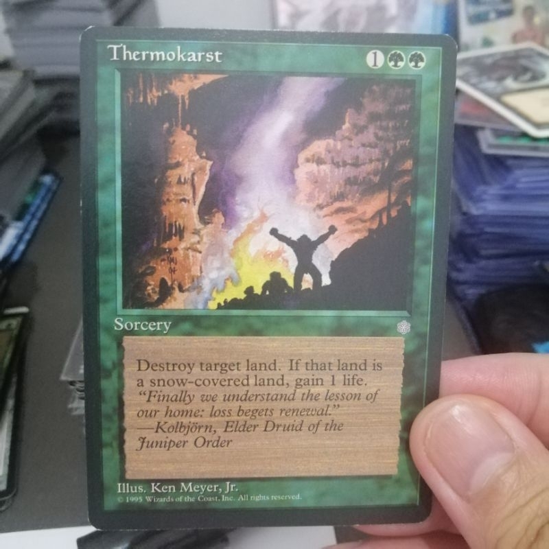 1 light play Thermokarst ice age MTG card magic the gathering | Shopee Philippines