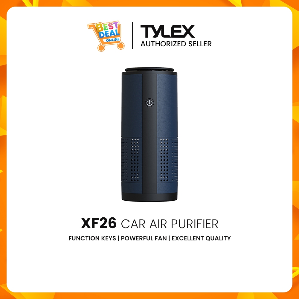 Tylex XF26 Mini Car Air Purifier Effective Portable Air HEPA Filter ...