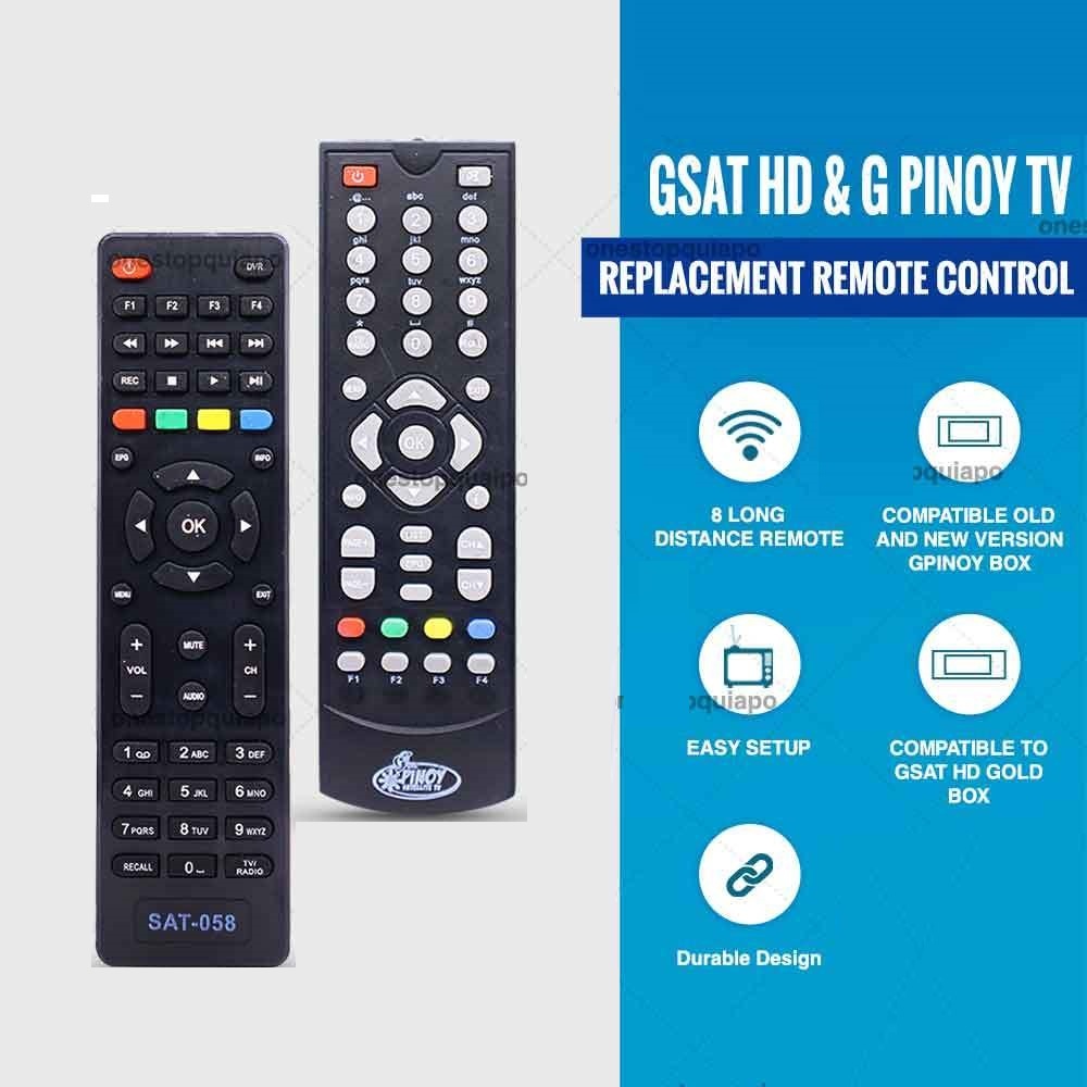 SATA Universal for GSAT HD and Gsat Pinoy Gpinoy TV Box Remote Control ...