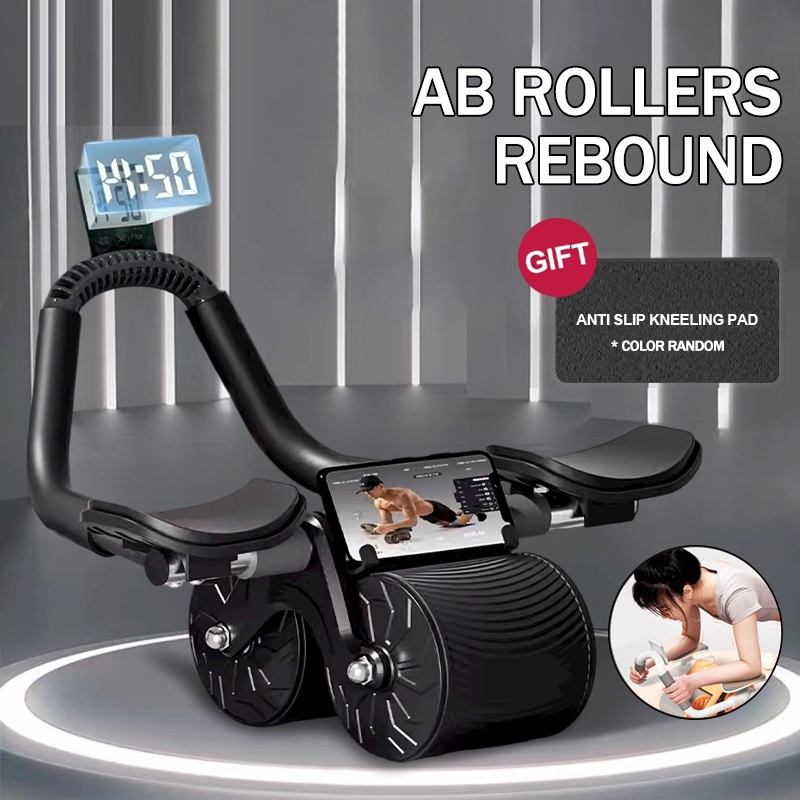 Beginner Abdominal Health Wheel Elbow Support Rebound Ab Rollers ...