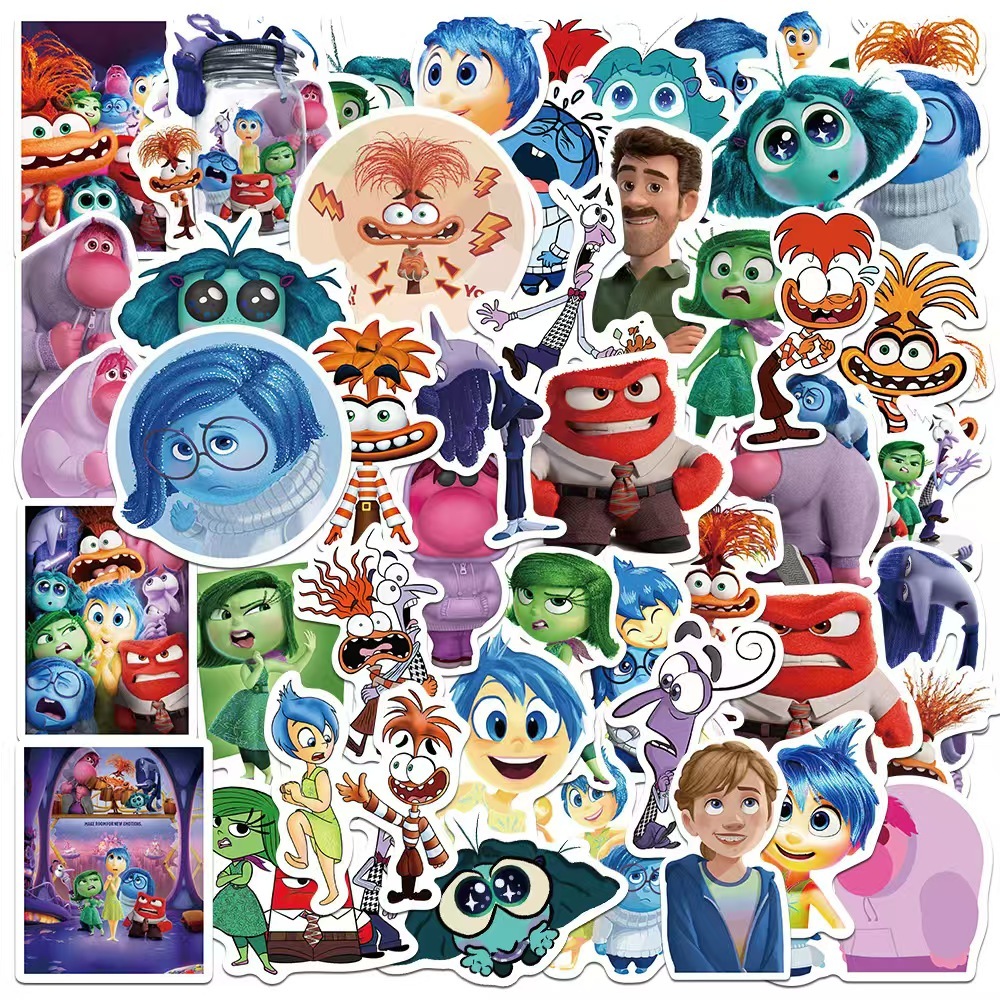 50 pcs Brain Agent Team Stickers Cartoon Skateboard Waterproof Luggage ...