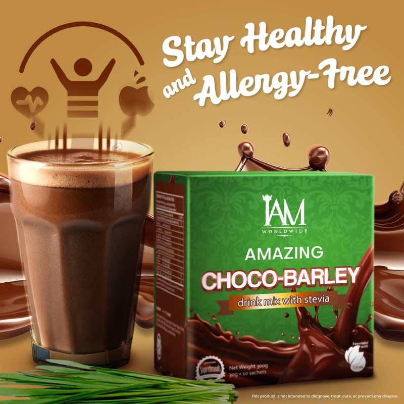 IAM Choco Barley NEW Packaging Immunity Booster Good For Adult and Kids ...