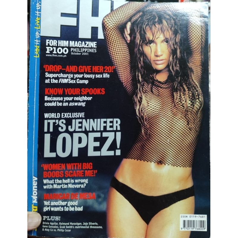 Vintage Men's Magazines {FHM} JLo Cover 9/3c | Shopee Philippines