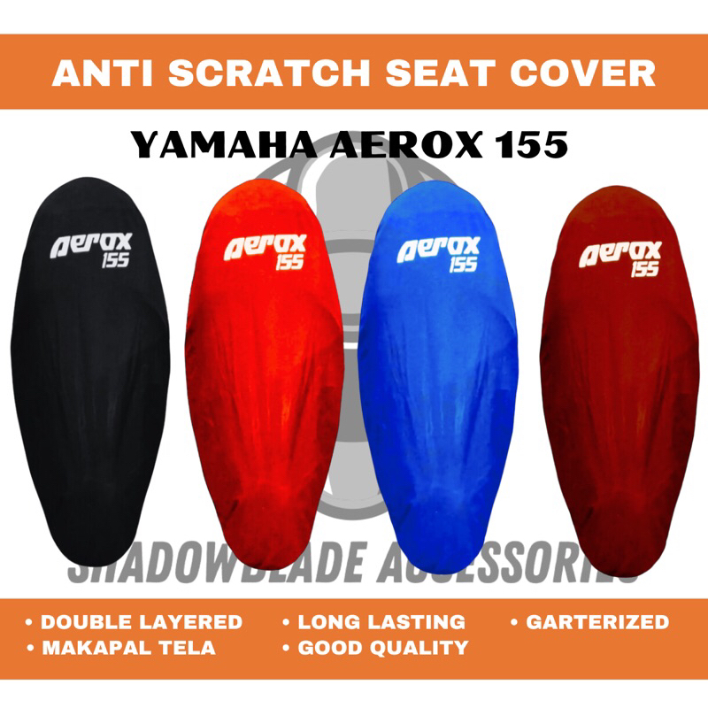YAMAHA AEROX 155 V1/V2/V3 ANTI KALMOT SEAT COVER MOTORCYCLE MAKAPAL ...