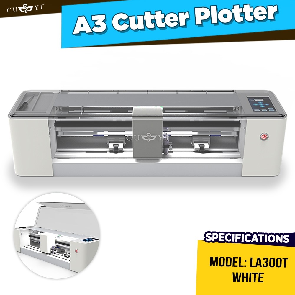 CUYI Cutter Plotter LA300T White A3 Size | Shopee Philippines