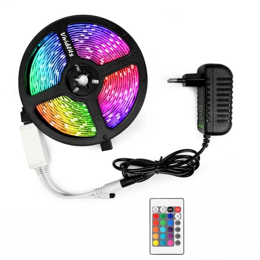 Trendcast 5M RGB LED Strip Lights 60LEDS Strip Lights RGB SMD 2835 ...