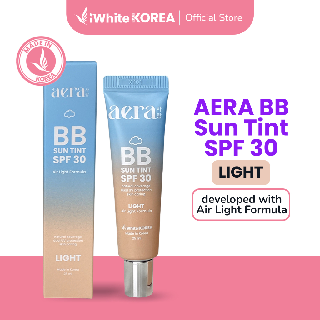 Aera by iWhite Korea BB Sun Tint SPF 30 Light Tube 25ml | Shopee ...