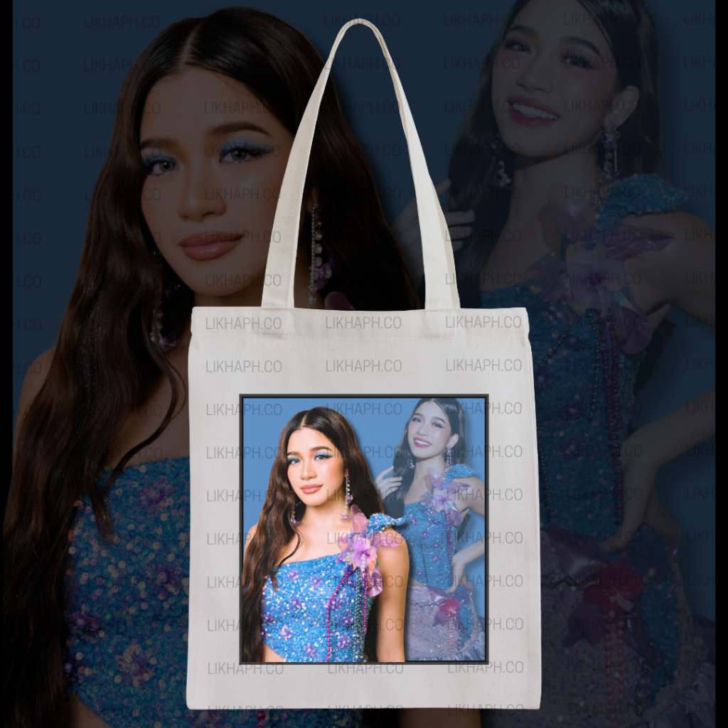 BINI Aiah Design Tote Bag - Eco-Friendly Canvas Material, Bold Design ...
