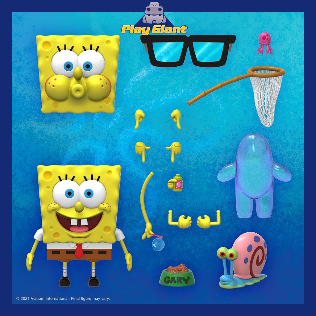 Super7 Ultimates SpongeBob 7inch Action Figure (SpongeBob Squarepants ...