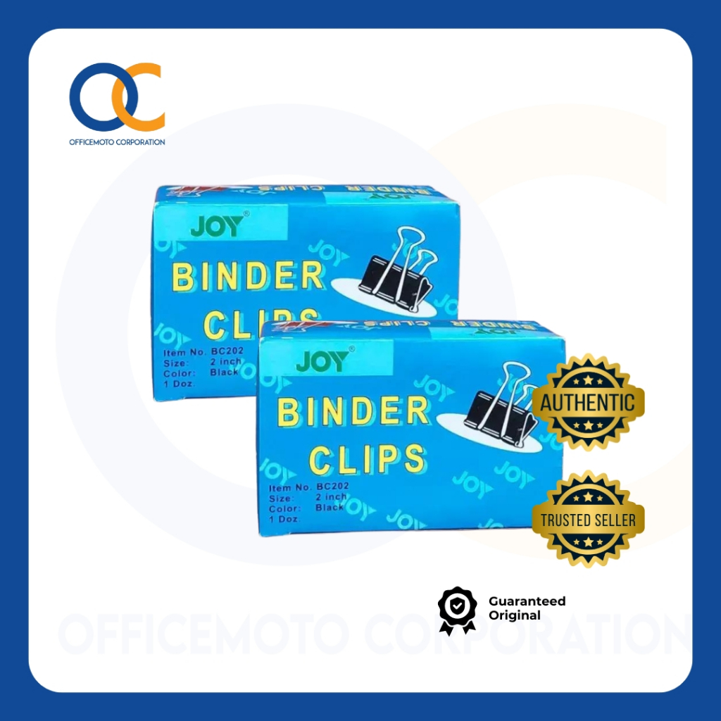 JOY BINDER CLIP 1 inch and 2 inch | Shopee Philippines
