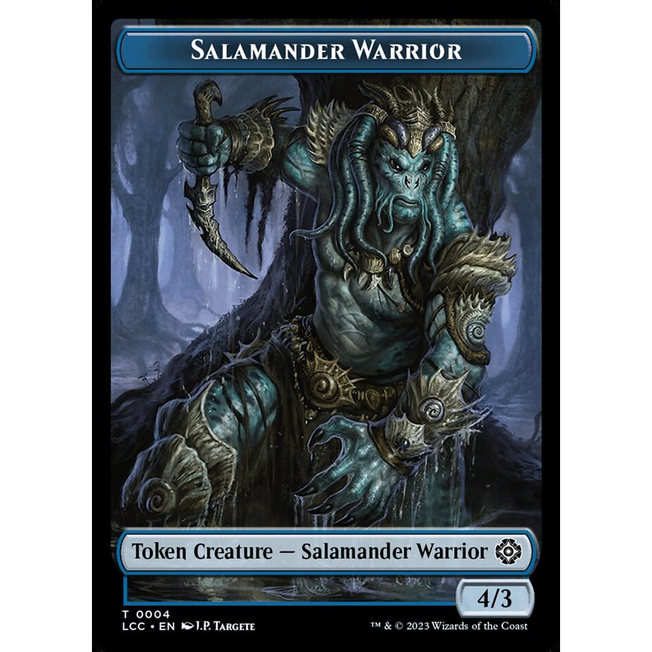 MTG Singles: Salamander Warrior // Treasure Double-Sided Token ...