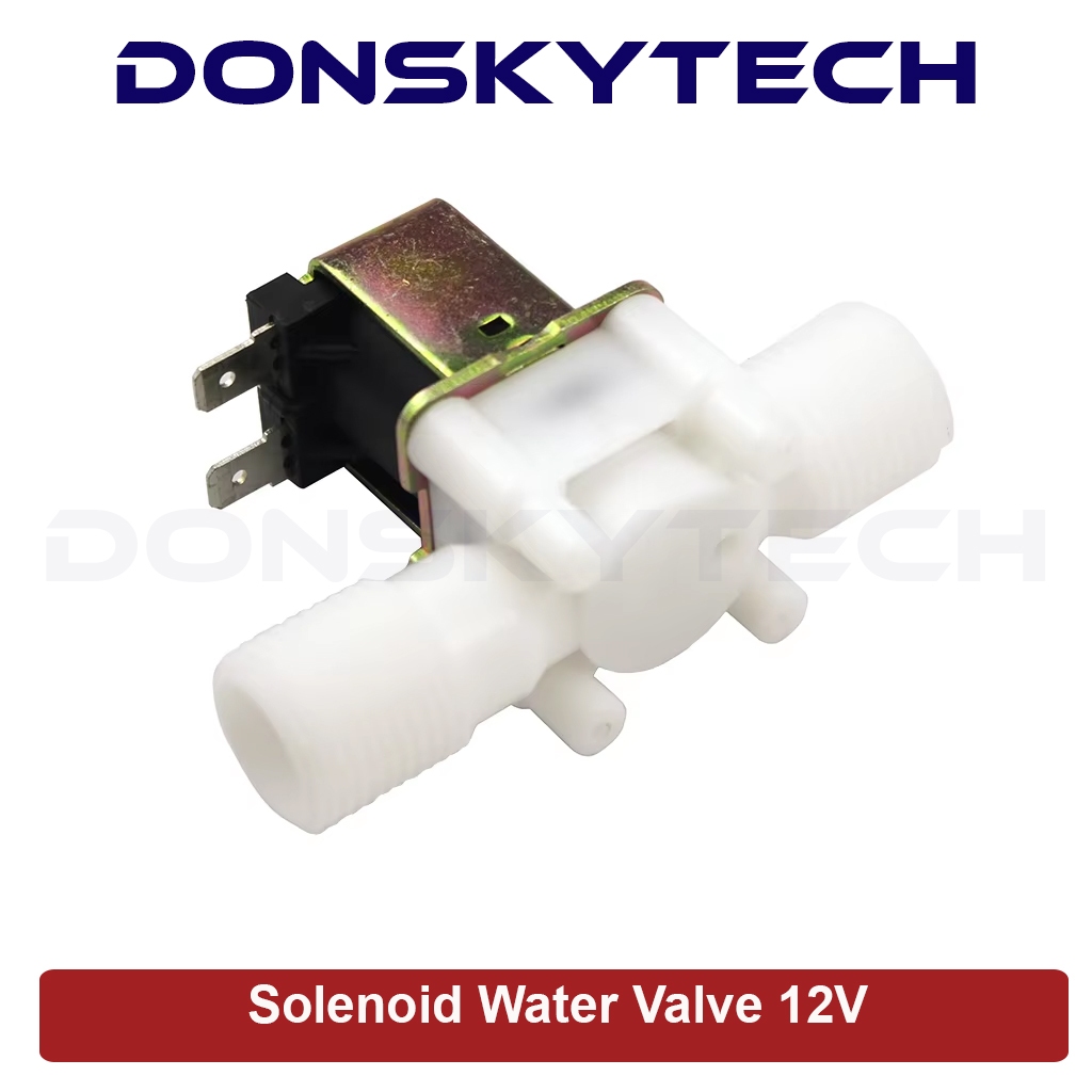 Solenoid Water Valve 1/2" Plastic Normally Open Closed NO NC For ...