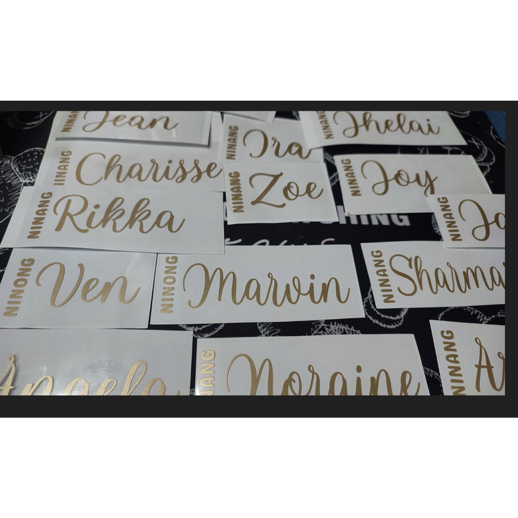 HTV Name Cut Out For DIY Souvenir | Shopee Philippines