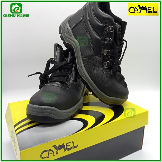Camel Safety Shoes High Cut Black Original | Shopee Philippines