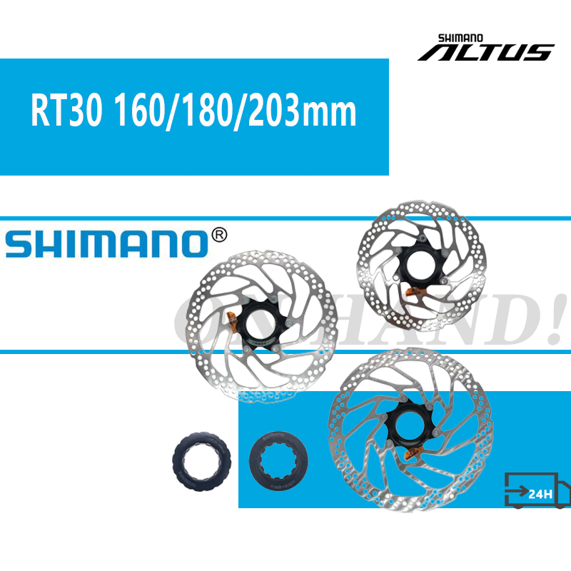 SHIMANO Altus SM RT30 CENTER LOCK Disc Brake Rotor Technology MTB ...
